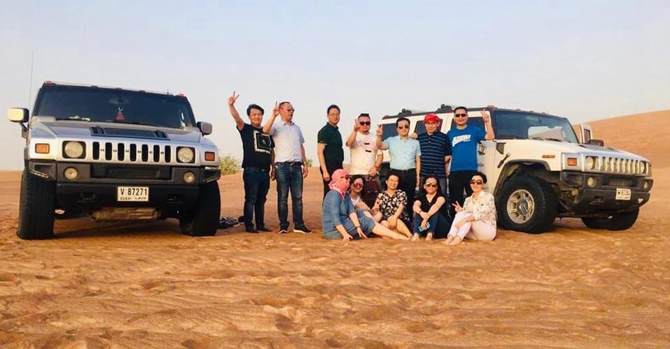 Dubai: Private Morning Hummer Desert Safari Experience | GetYourGuide