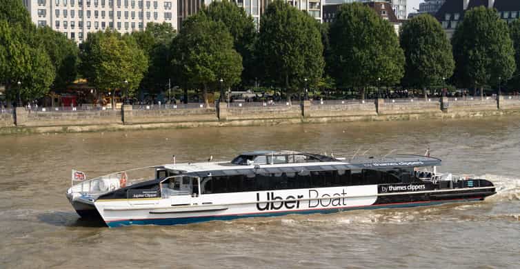 London: Uber Boat Single Trip and London Cable Car | GetYourGuide
