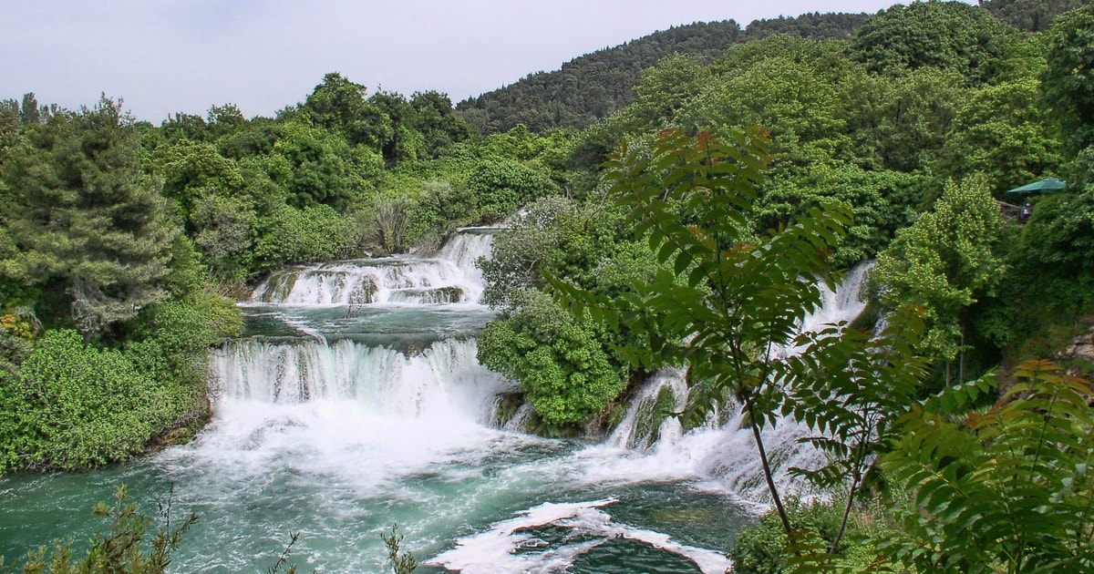 From Split: Krka Waterfalls and Šibenik Tour with Lunch | GetYourGuide
