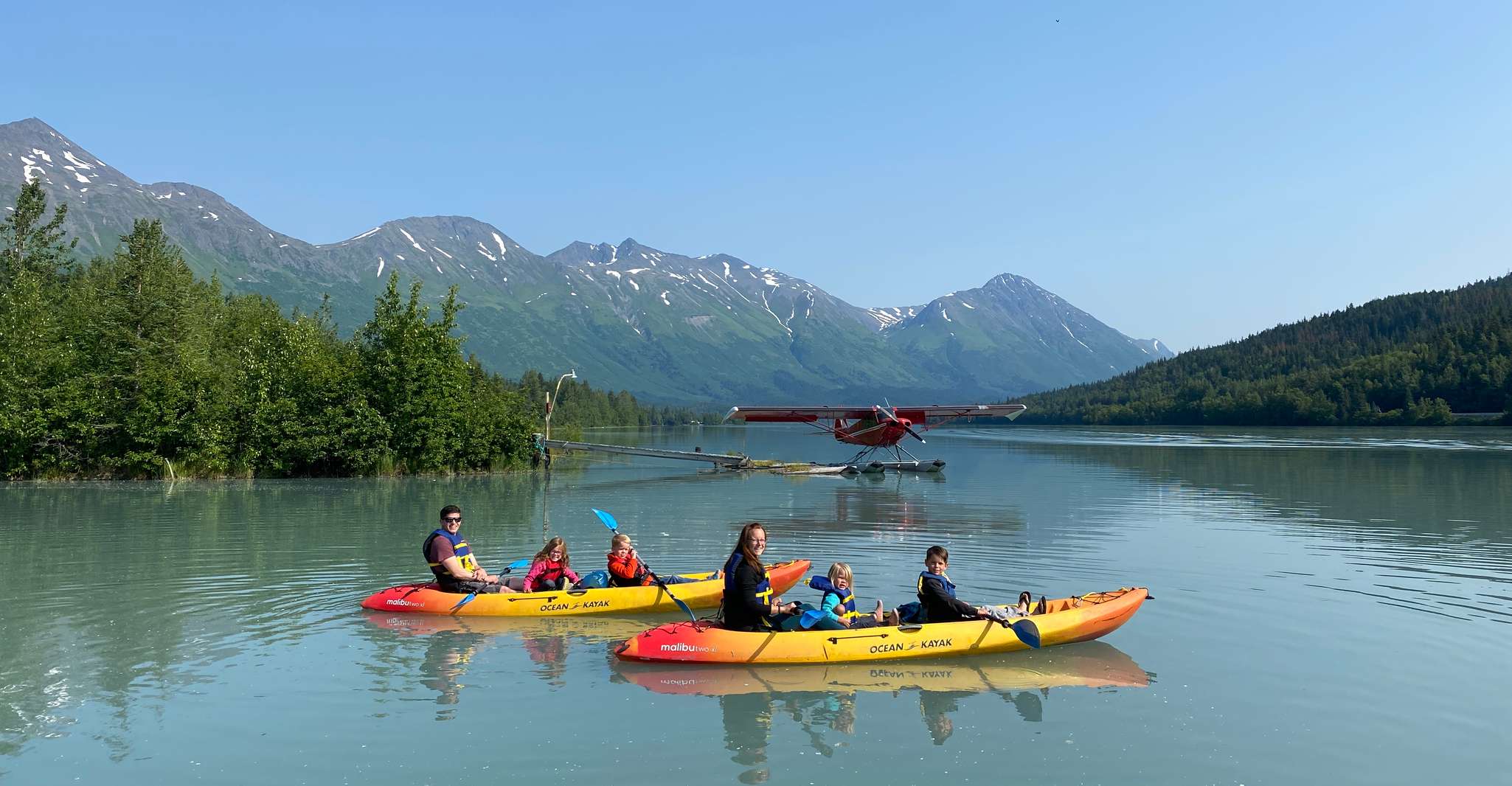 Moose Pass, Kayak Rental on Glacial Trail Lake, Moose-pass, United States