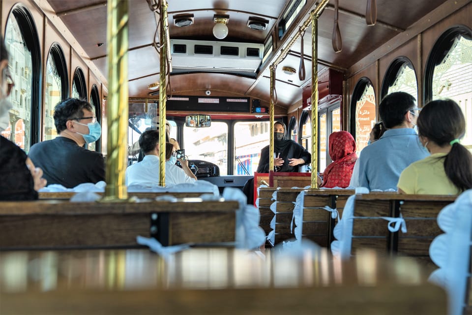 Dubai: Emirati Hospitality Trolley Tour with Iftar Meal | GetYourGuide