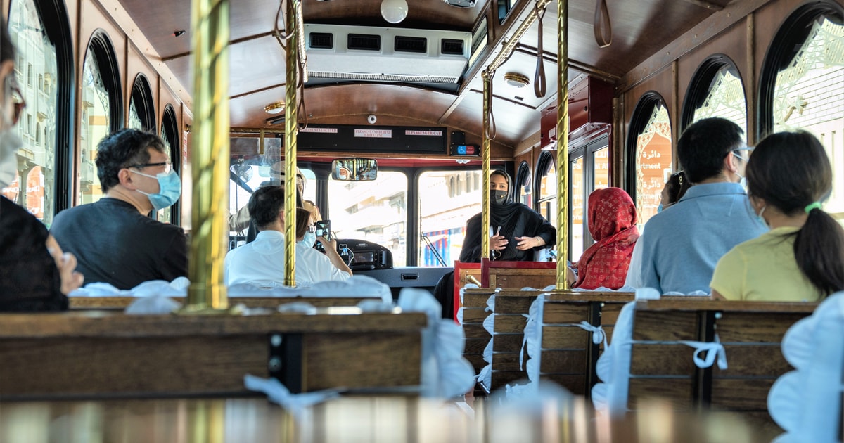 Dubai: Emirati Hospitality Trolley Tour with Iftar Meal | GetYourGuide