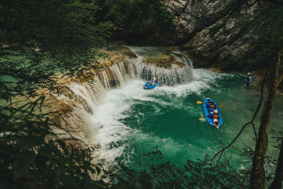 Kayaking Mreznica Waterfalls in Natural Monument | GetYourGuide