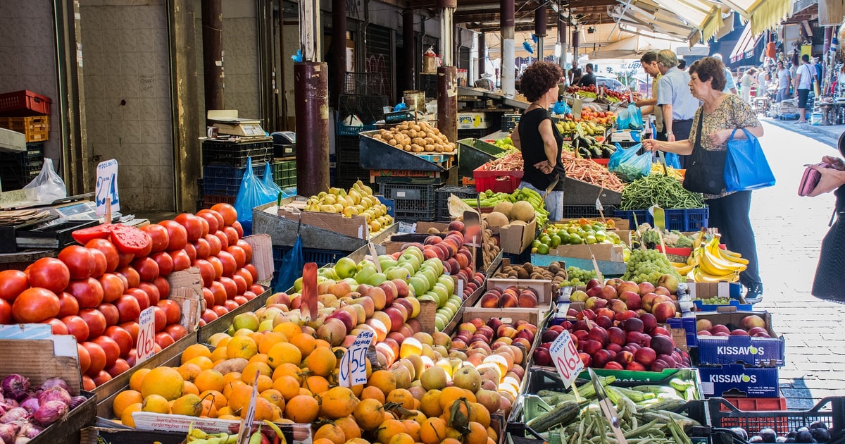 Athén: Piac és taverna ebéddel | GetYourGuide