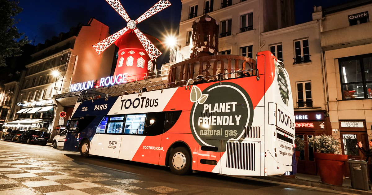 Paris: Night Bus Tour with Audioguide | GetYourGuide