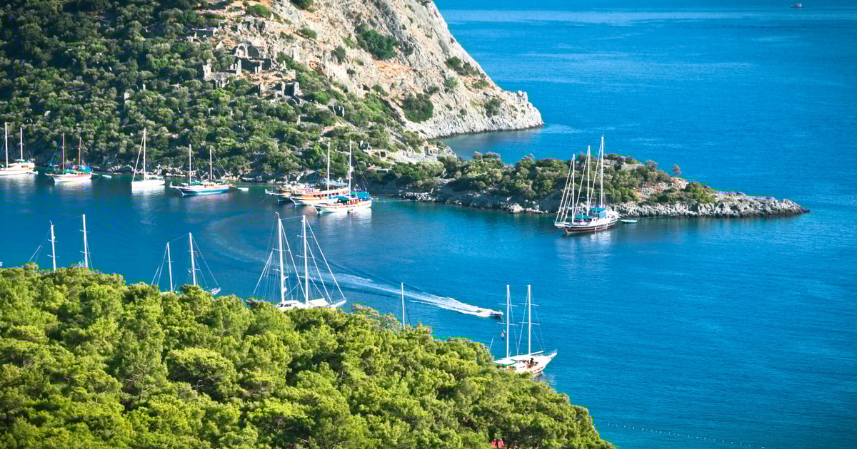 From Fethiye: Island Sailing Trip with Transfer and Lunch | GetYourGuide