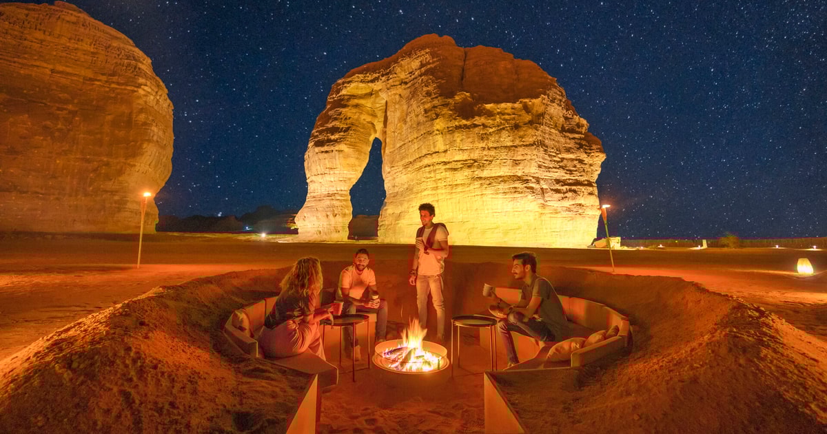 AlUla: Tour of Elephant Rock with Transportation | GetYourGuide