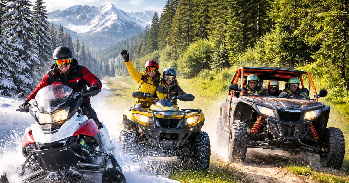 Zakopane Snowmobile Quad & Buggy Extreme Off-Road Experience | GetYourGuide