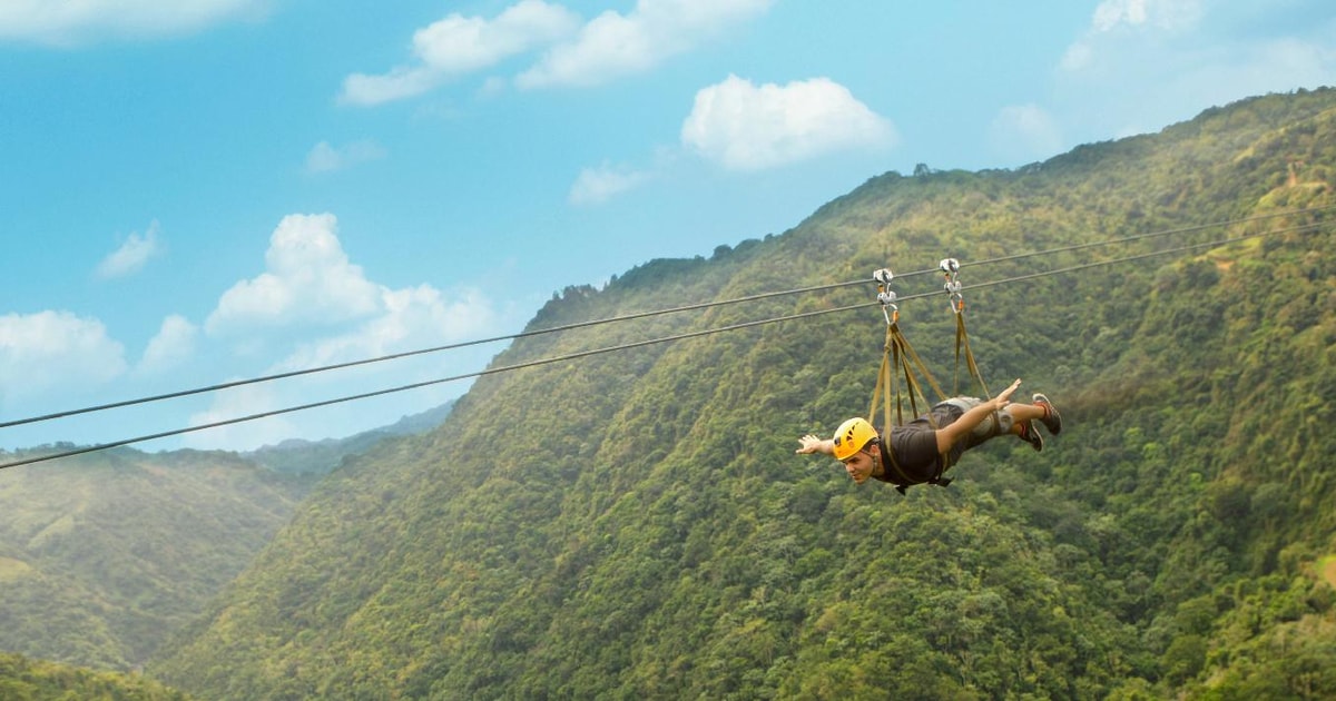 Puerto Rico: tirolesa The Beast en Toro Verde Adventure Park | GetYourGuide