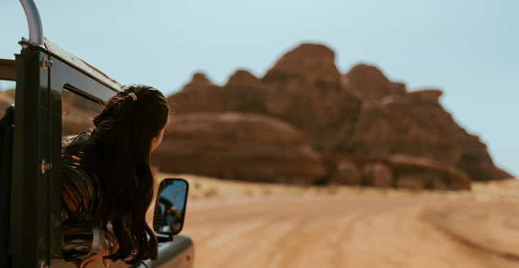 AlUla: 4x4 Desert Safari & Dune Bashing with Dinner & Pickup | GetYourGuide