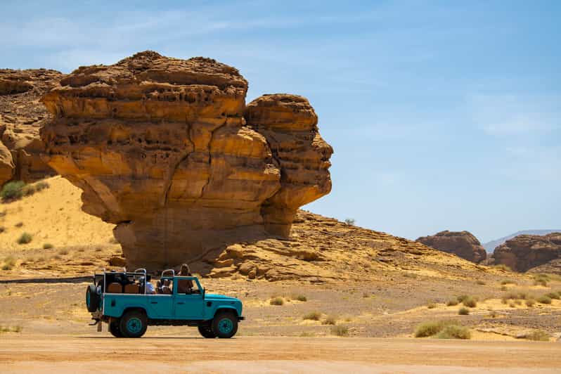 AlUla: 4x4 Desert Safari & Dune Bashing with Dinner & Pickup | GetYourGuide