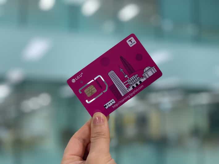 Aeropuerto de Busan: tarjeta SIM de viajero y tarjeta de transporte ...