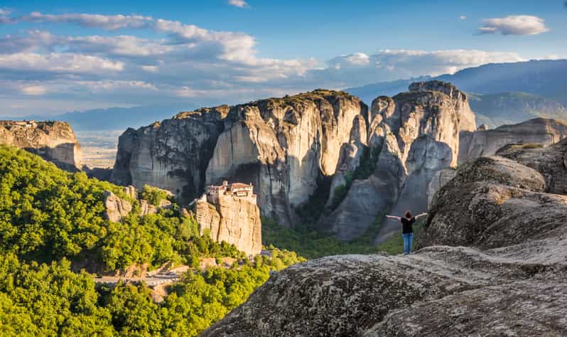 From Athens: Full-Day Meteora Tour by Train with Greek Lunch | GetYourGuide