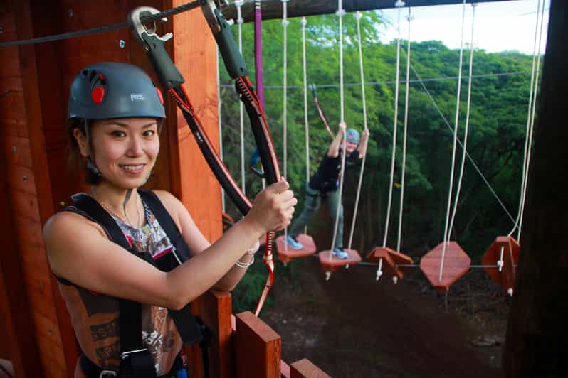 Oahu: Coral Crater Aerial Challenge Course | GetYourGuide
