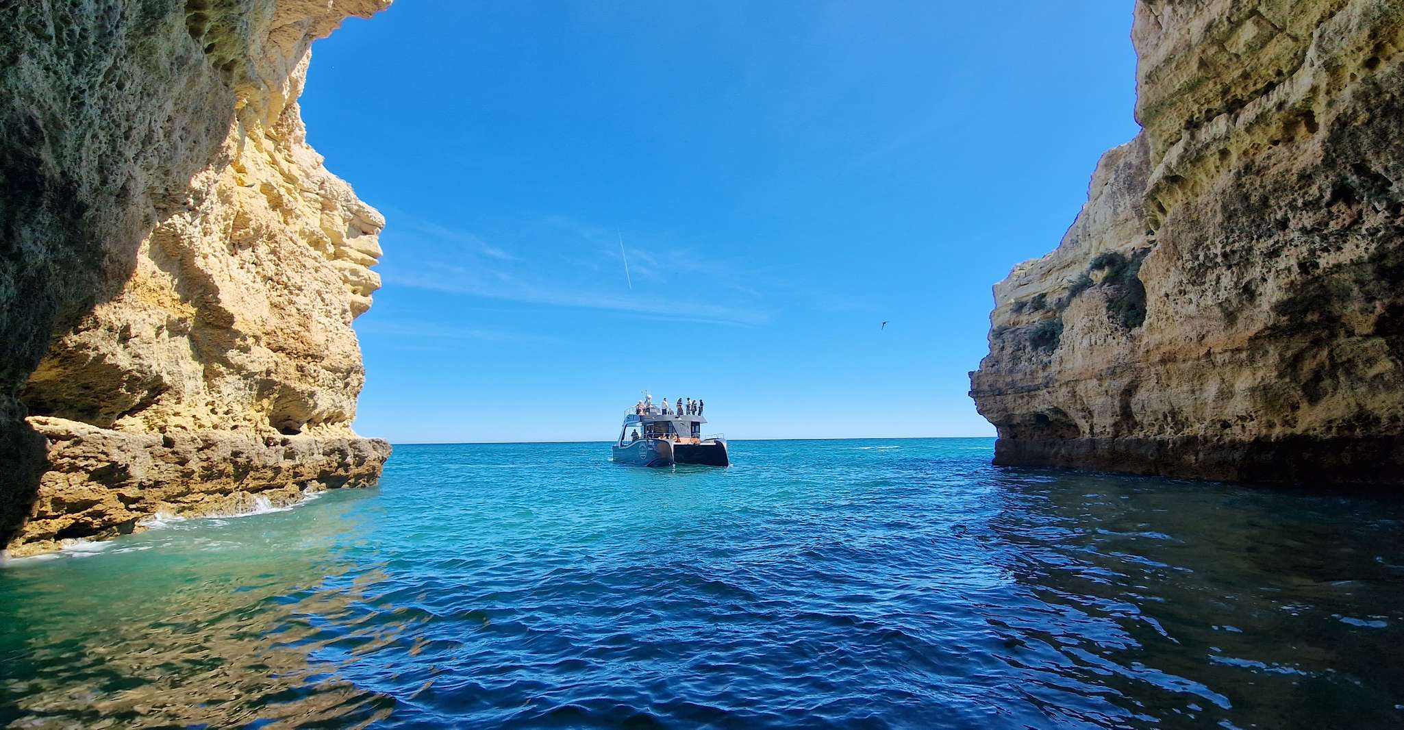Albufeira, Coastline and Benagil Caves Tour by Catamaran | Water ...