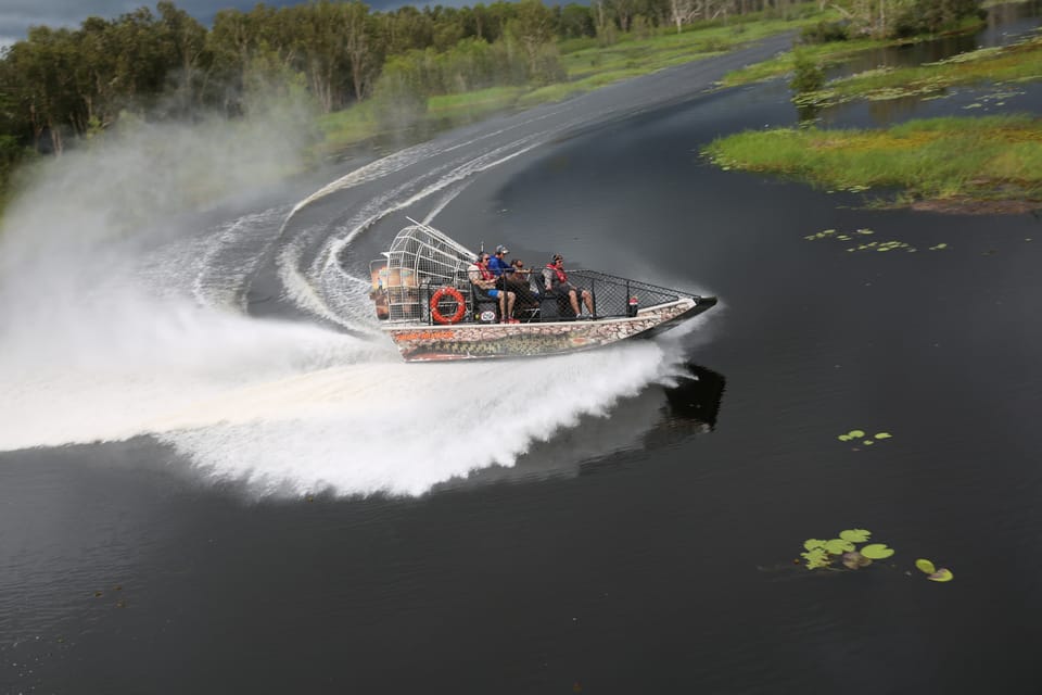 Darwin: Airboat Ride, Helicopter Flight, and Overnight Camp | GetYourGuide