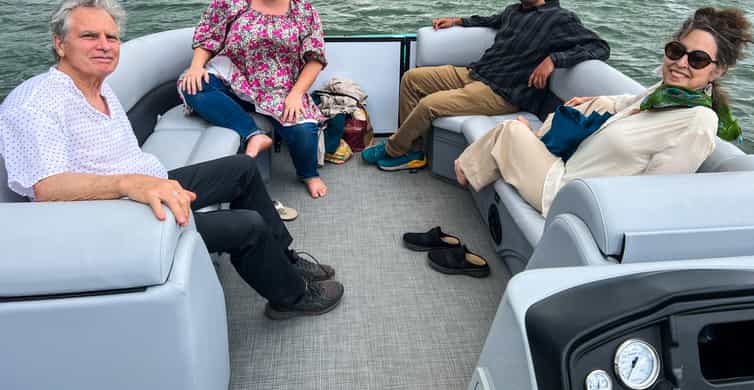 Austin: Lake Austin Guided Boat Tour with Full Sun Shading | GetYourGuide