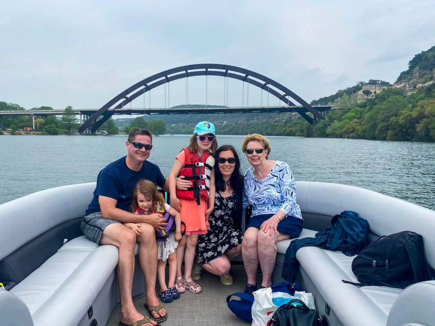 Austin: Lake Austin Guided Boat Tour with Full Sun Shading | GetYourGuide