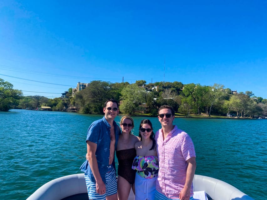 Austin: Lake Austin Guided Boat Tour with Full Sun Shading | GetYourGuide