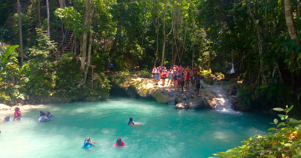 From Runaway Bay: Island Gully Falls and Blue Hole Tour | GetYourGuide