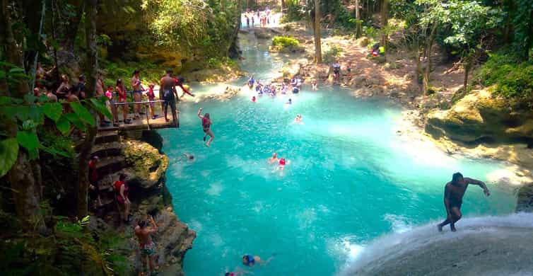From Ocho Rios: Blue Hole Tour with Jamaican KFC Meal | GetYourGuide
