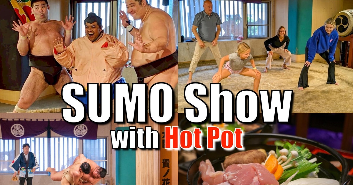 Tokyo: Family Sumo Workshop &Live Wrestling Show with Lunch | GetYourGuide