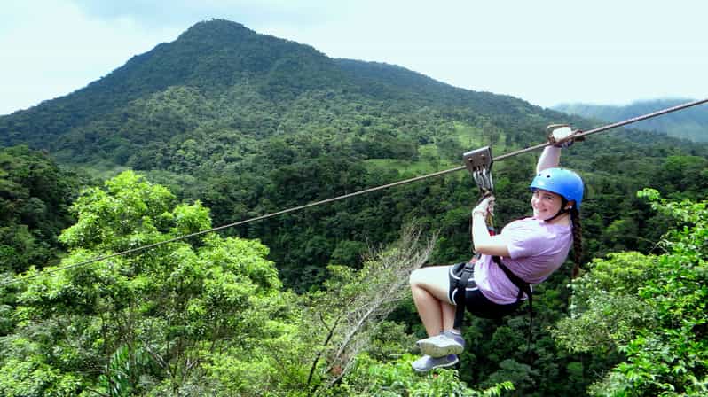 Arenal Volcano Zipline and hot springs from Guanacaste | GetYourGuide
