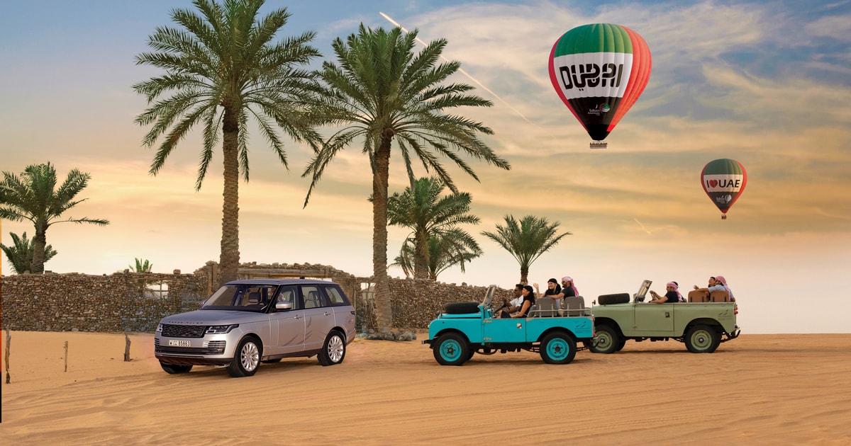 Dubai: Zbor cu balonul la răsărit de soare cu mic dejun și fotografie ...