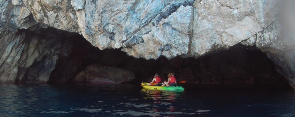 From Málaga: Cliffs of Maro-Cerro Gordo Guided Kayaking Tour | GetYourGuide