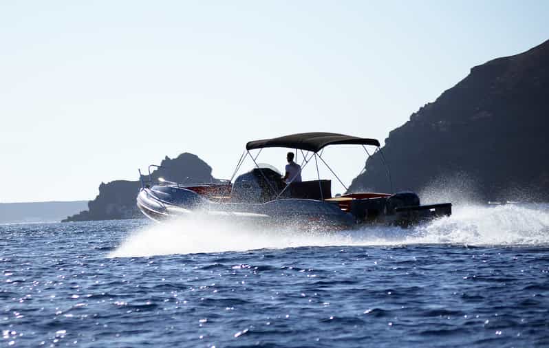 Santorini: Thirassia and Santorini Caldera Speedboat Cruise | GetYourGuide