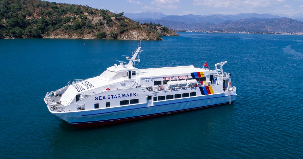 Van Fethiye: Ferry overtocht naar Rhodos | GetYourGuide