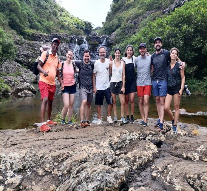 Mauritius: Tamarind Falls Guided Hike with Swim and Lunch | GetYourGuide