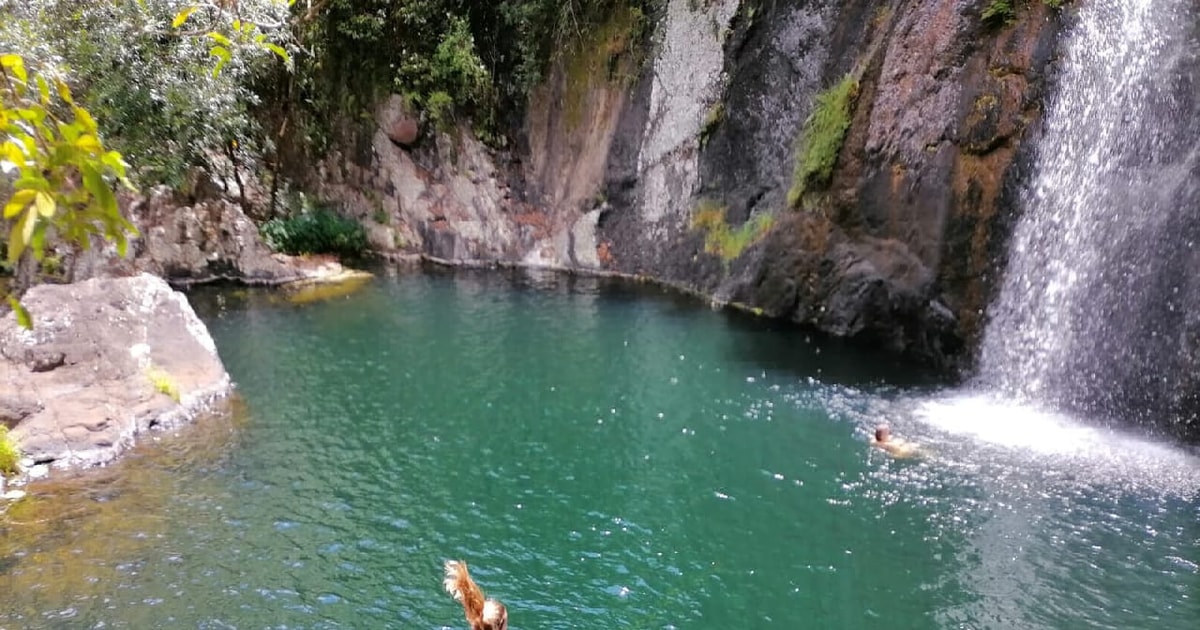 Mauritius: Tamarind Falls Guided Hike with Swim and Lunch | GetYourGuide