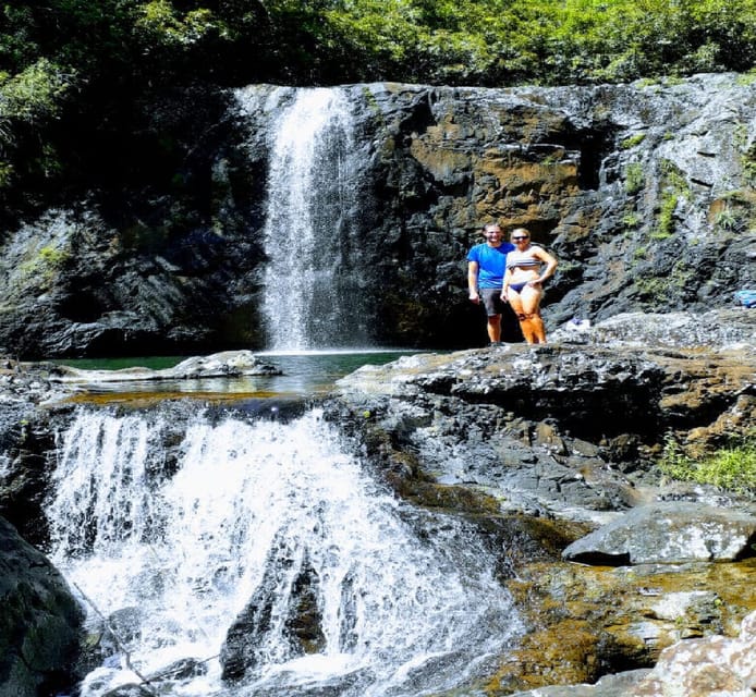 Mauritius: Tamarind Falls Guided Hike with Swim and Lunch | GetYourGuide