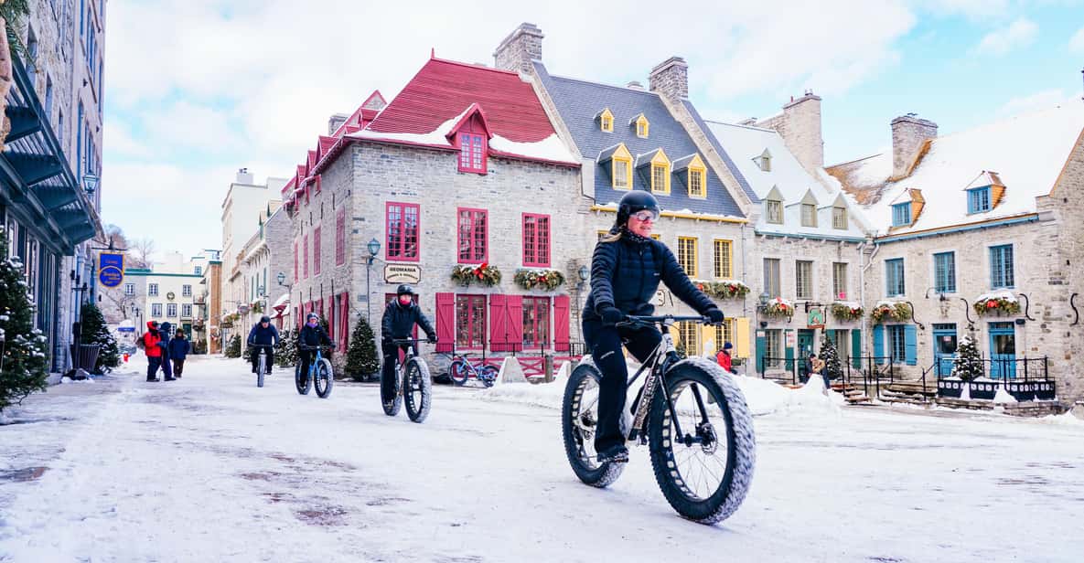 Quebec Stad: Fat Bike Tour met gids door oud Quebec en warme drank ...