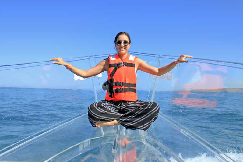 La Paz: Transparent Boat Tour with Mushroom Rock | GetYourGuide