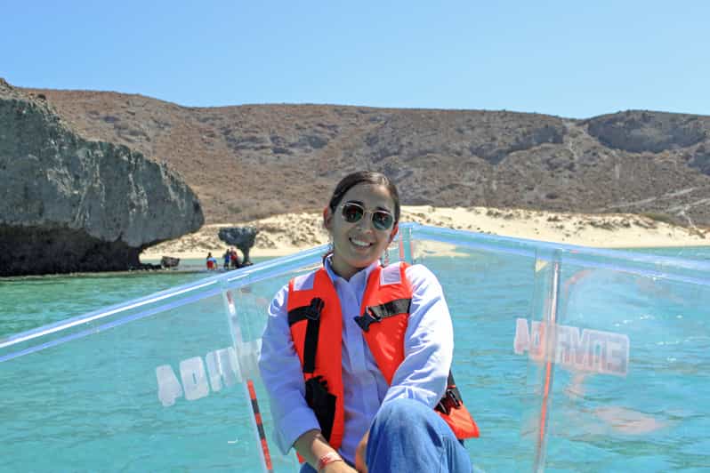 La Paz: Transparent Boat Tour with Mushroom Rock | GetYourGuide