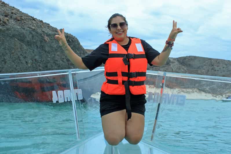 La Paz: Transparent Boat Tour with Mushroom Rock | GetYourGuide