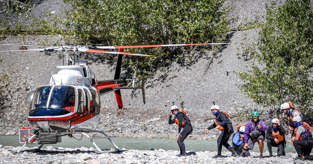 Golden: Heli Rafting Full Day on Kicking Horse River | GetYourGuide