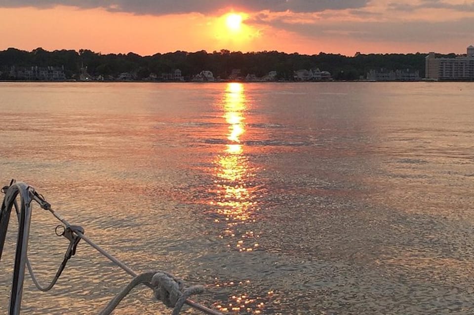 Chesapeake Beach: Sunset Sailing Cruise with Snacks | GetYourGuide
