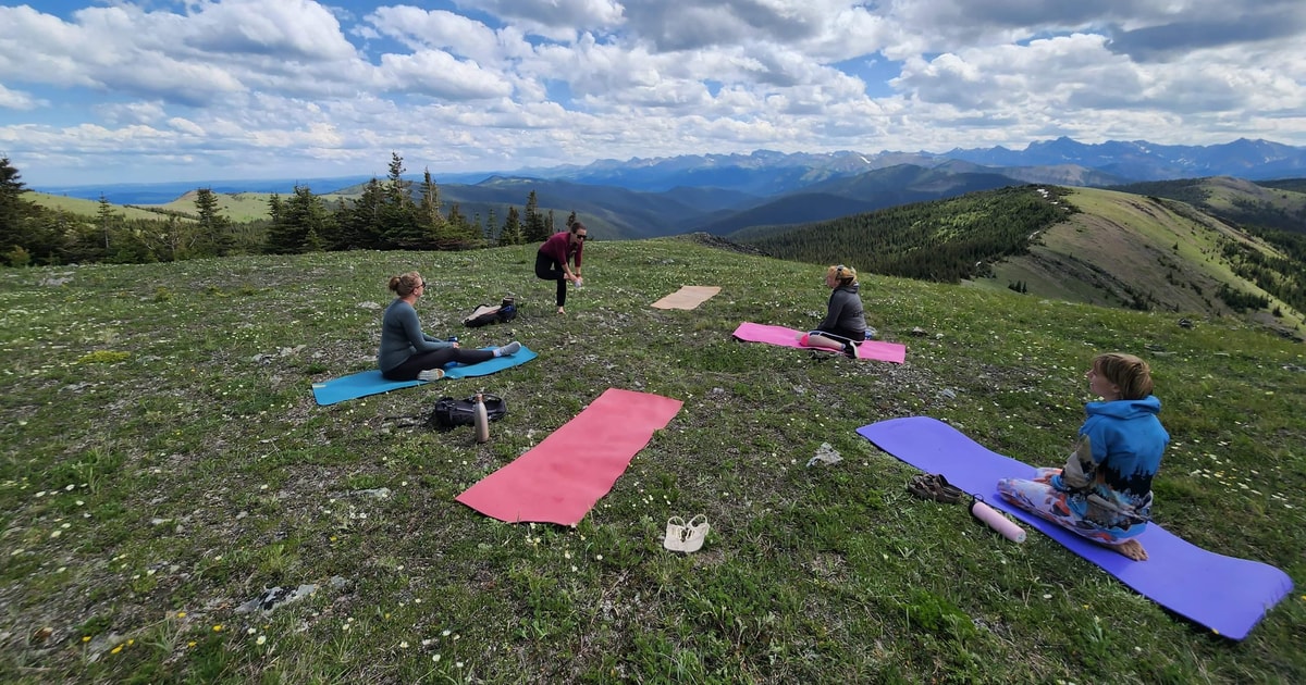Jasper: Private Helicopter Tour with Mountain Top Yoga | GetYourGuide