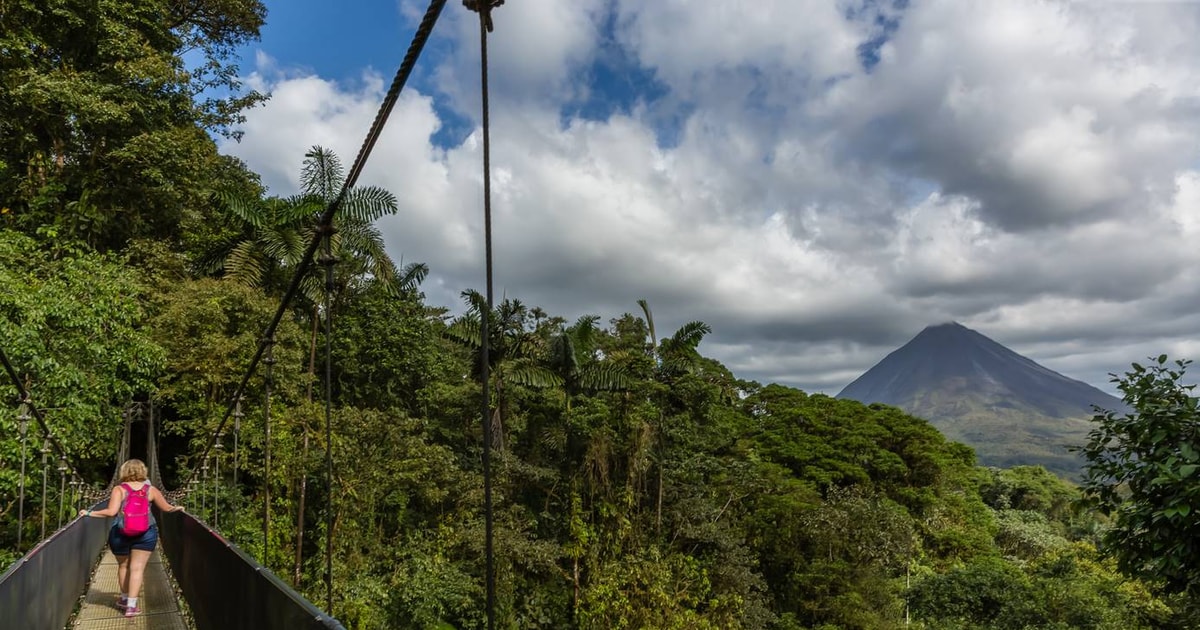 Von La Fortuna aus: Mistico Arenal Hängebrücken Park Tour | GetYourGuide