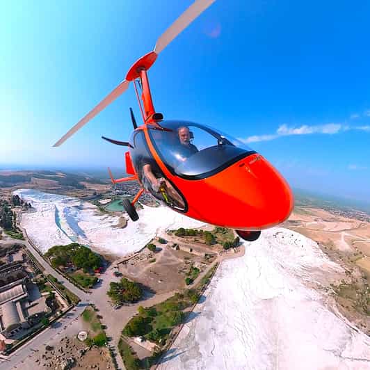 Pamukkale: Gyrocopter Tour Over the Travertines & Hierapolis | GetYourGuide