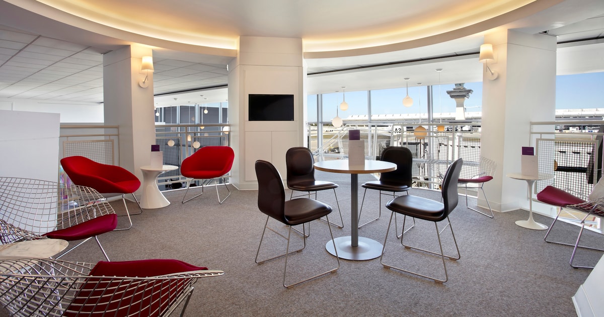 IAD Washington Dulles Airport: Virgin Atlantic Lounge Access | GetYourGuide