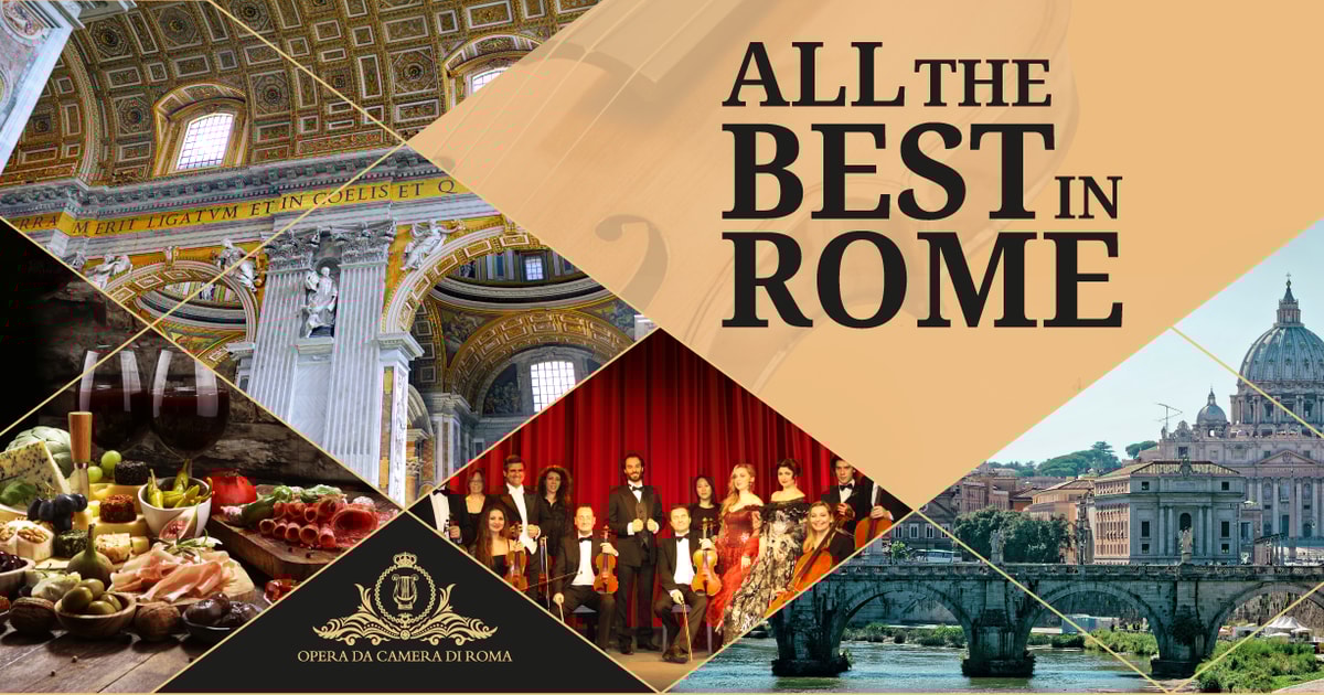 Rome: Vatican Museum, Sistine Chapel, Dinner & Opera Concert | GetYourGuide
