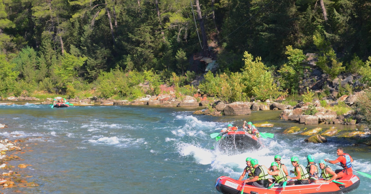 Side/Alanya: Koprulu Canyon Whitewater Rafting with Lunch | GetYourGuide