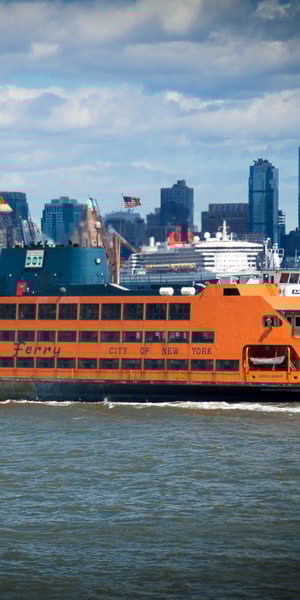 NYC: Guided Bus and Walking Tour with Staten Island Ferry | GetYourGuide