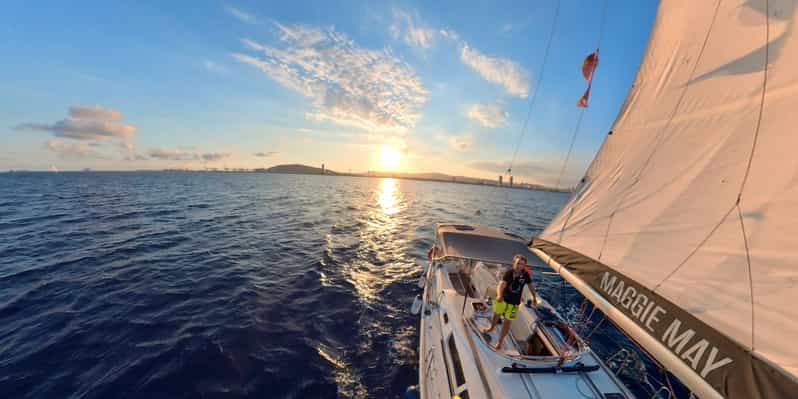 Barcelona: 2-Hour Sailboat Tour with Paddle Boarding | GetYourGuide