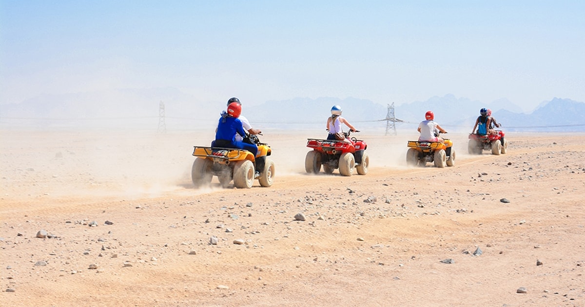 Hurghada: Quad Bike Ride, Camel Ride & Bedouin Village Tour | GetYourGuide