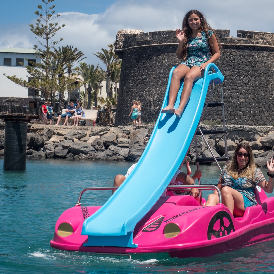 Caleta de Fuste: Pedalo with slide rental | GetYourGuide